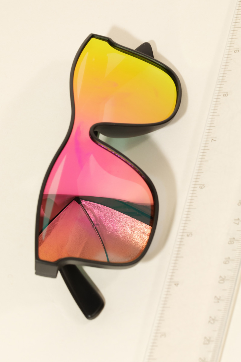SUN Multi Color Acetate Shield Sunglasses Set
