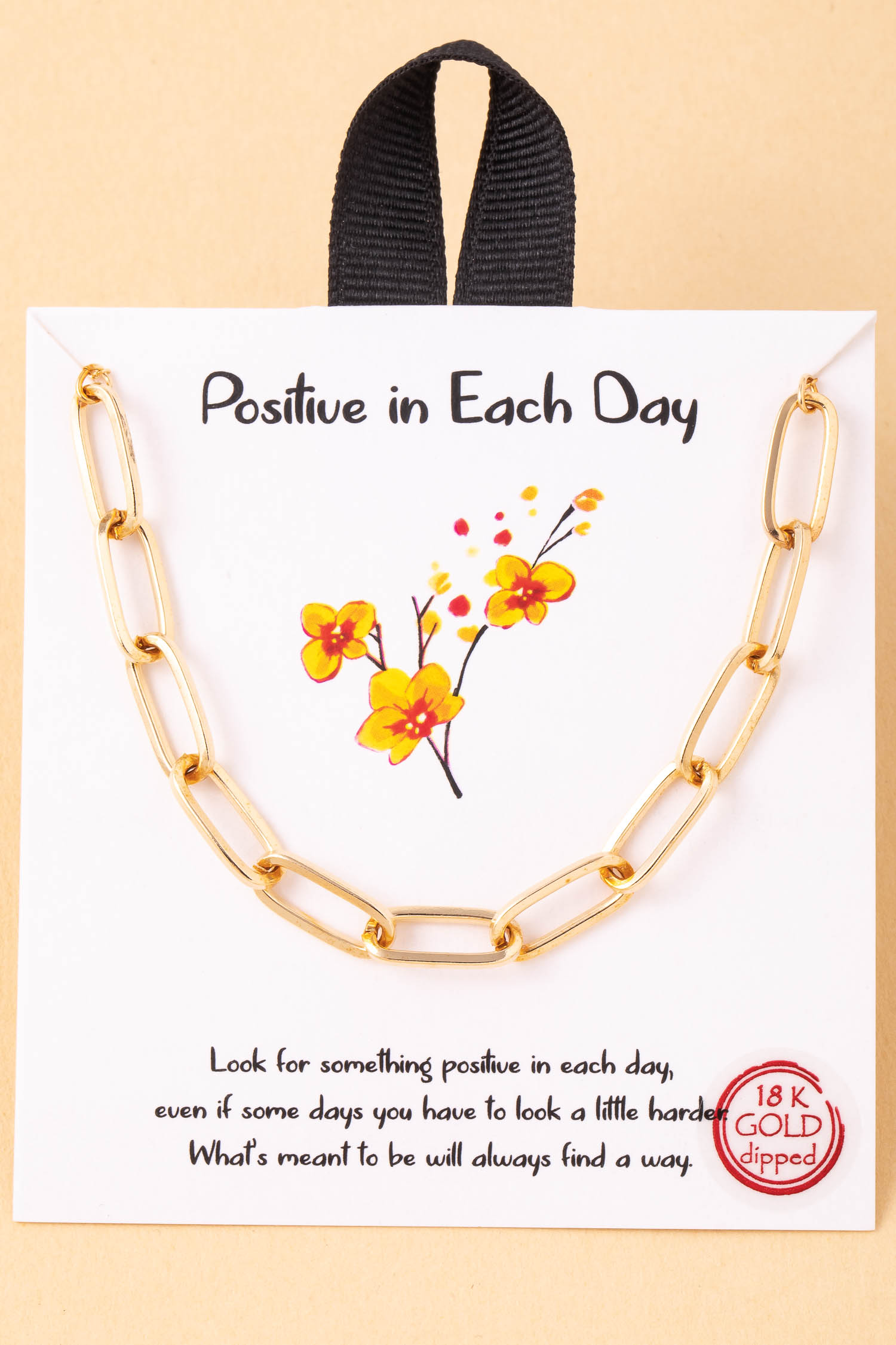 G 18k Positive in Each Day Necklace - New Arrivals