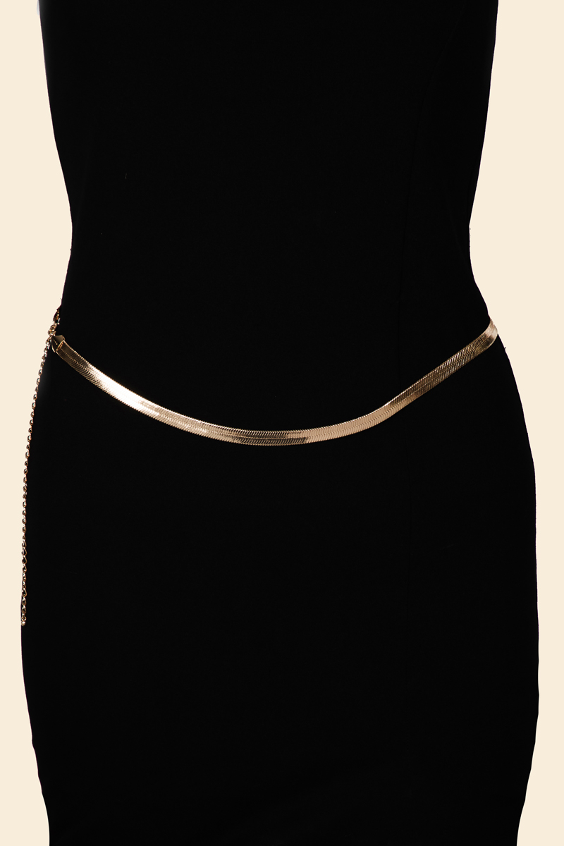 G Snake Chain Link Belly Chain - Belts
