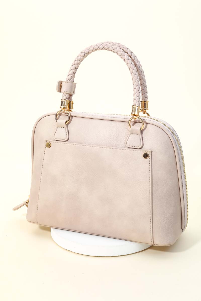 COF Vegan Leather Rectangle Design Fashionable Handbag - Bags