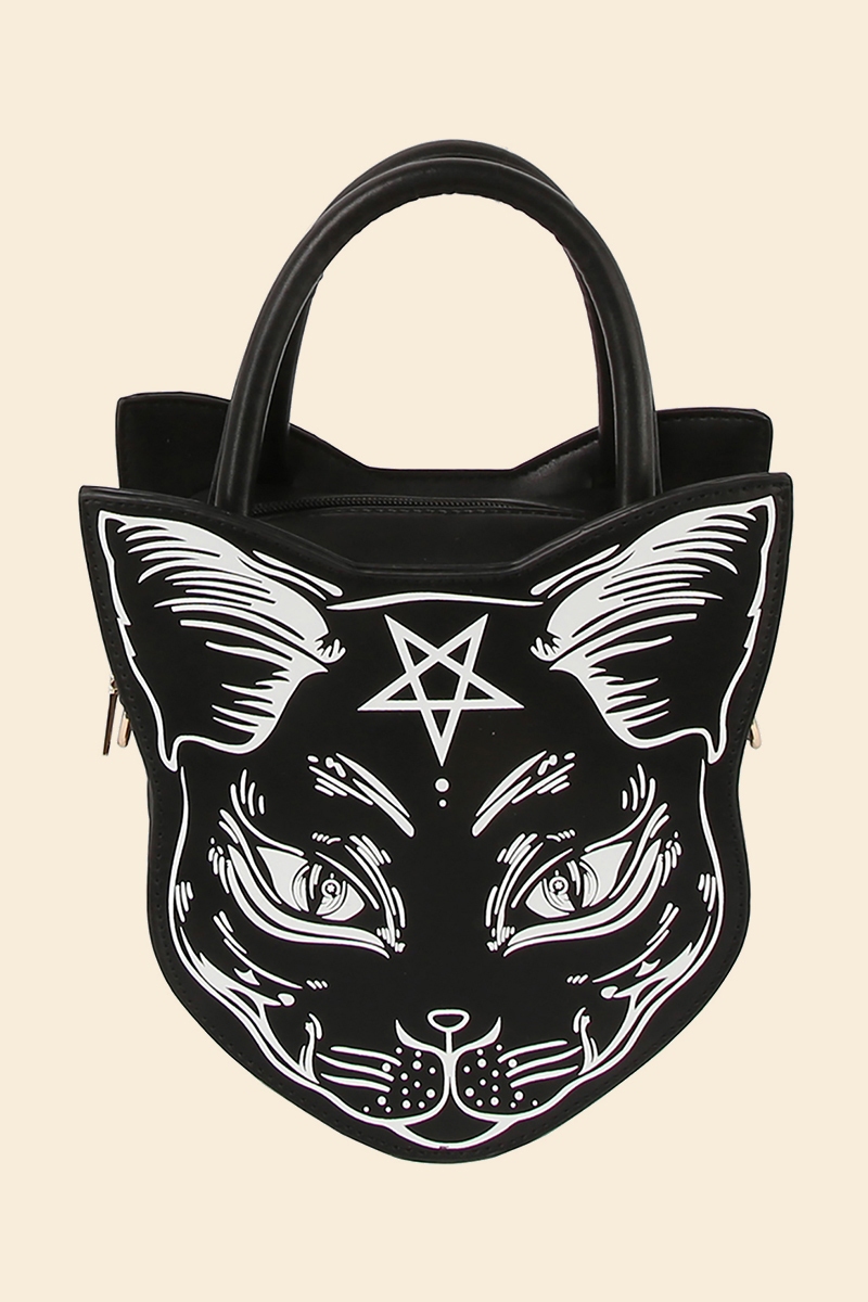 BK Pentacle Cat Crossbody Bag - Crossbody Bags