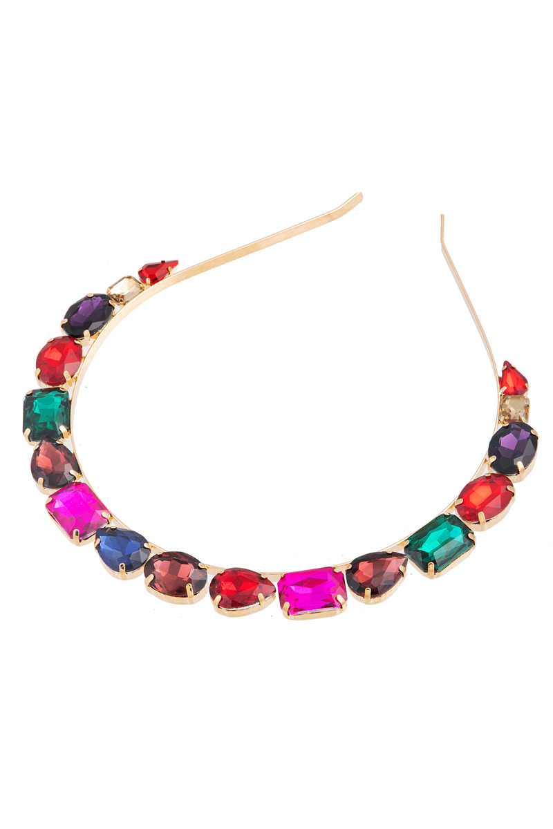 G Multicolor Gem Head Band - Hair Accessories