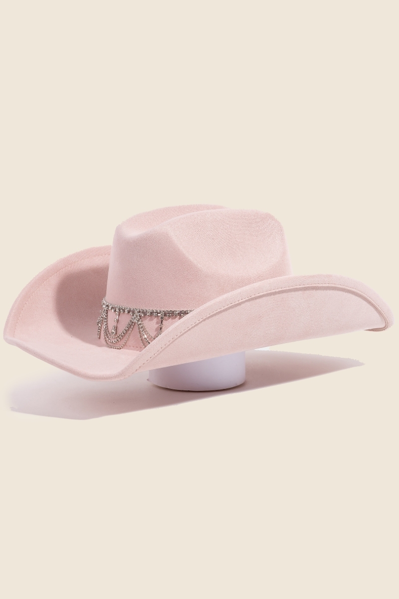 SA Rhinestone Chain Link Western Cowboy Hat - Cowboy Hats
